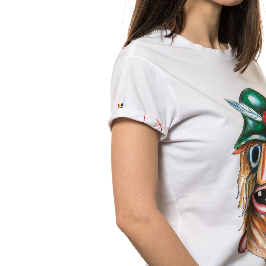 Tricou pictat MASCA TRADITIONALA OLTENIA 1 » Fuyor
